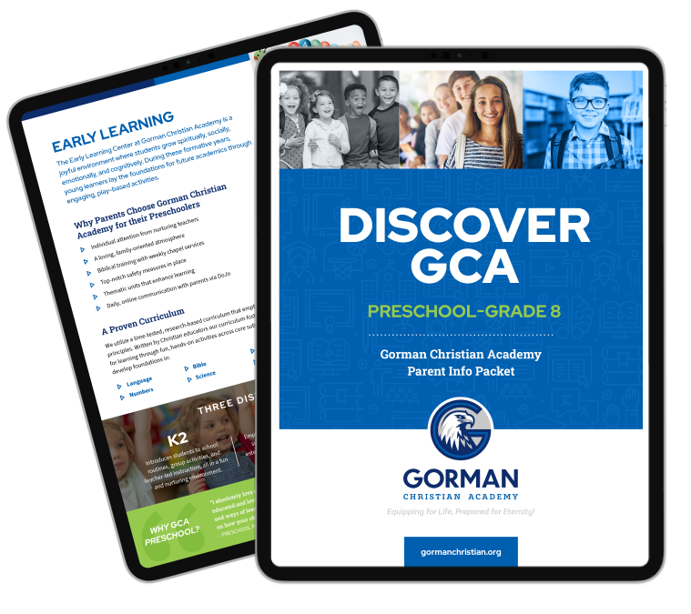 Why Gorman? - Gorman Christian Academy